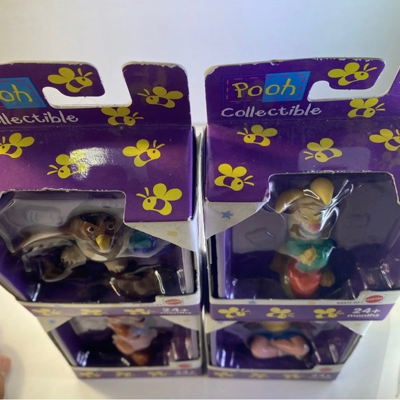 Disney | Toys | Vintage Mattel Disney Collectible Figures Winnie The ...